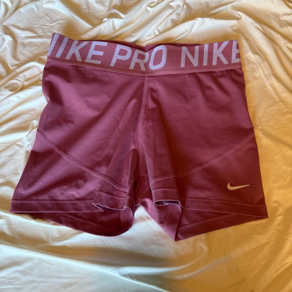 Nike | Shorts | Nike Pro Pink Spandex Shorts | Poshmark